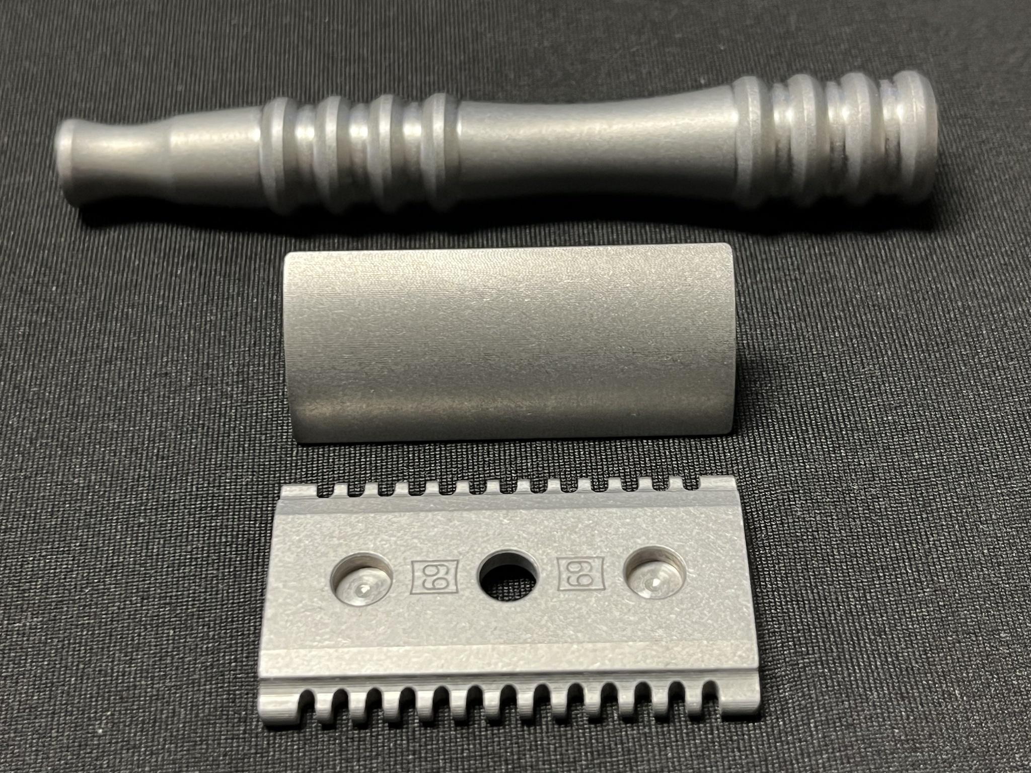 316L Stainless Steel - Complete Razor – GUERRILLA RAZORS