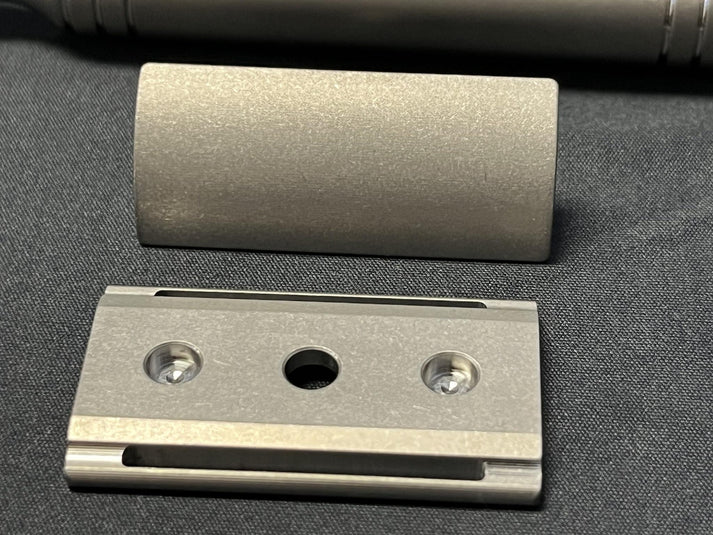 316L Stainless Steel - Complete Razor - 2 Base Plates – GUERRILLA RAZORS